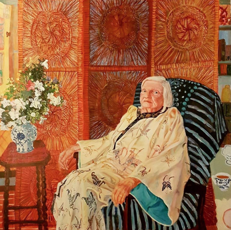‘Grandmother Bea’, 2017, arcylic on canvas (semi-finalist Doug Moran ...