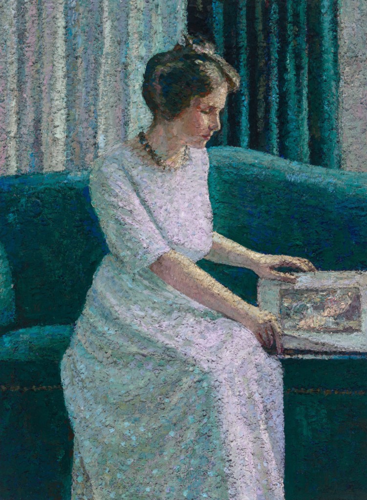 Posthumous Portrait of Edith Morris, oil on linen, 86.5cm x 63.5cm, 2020